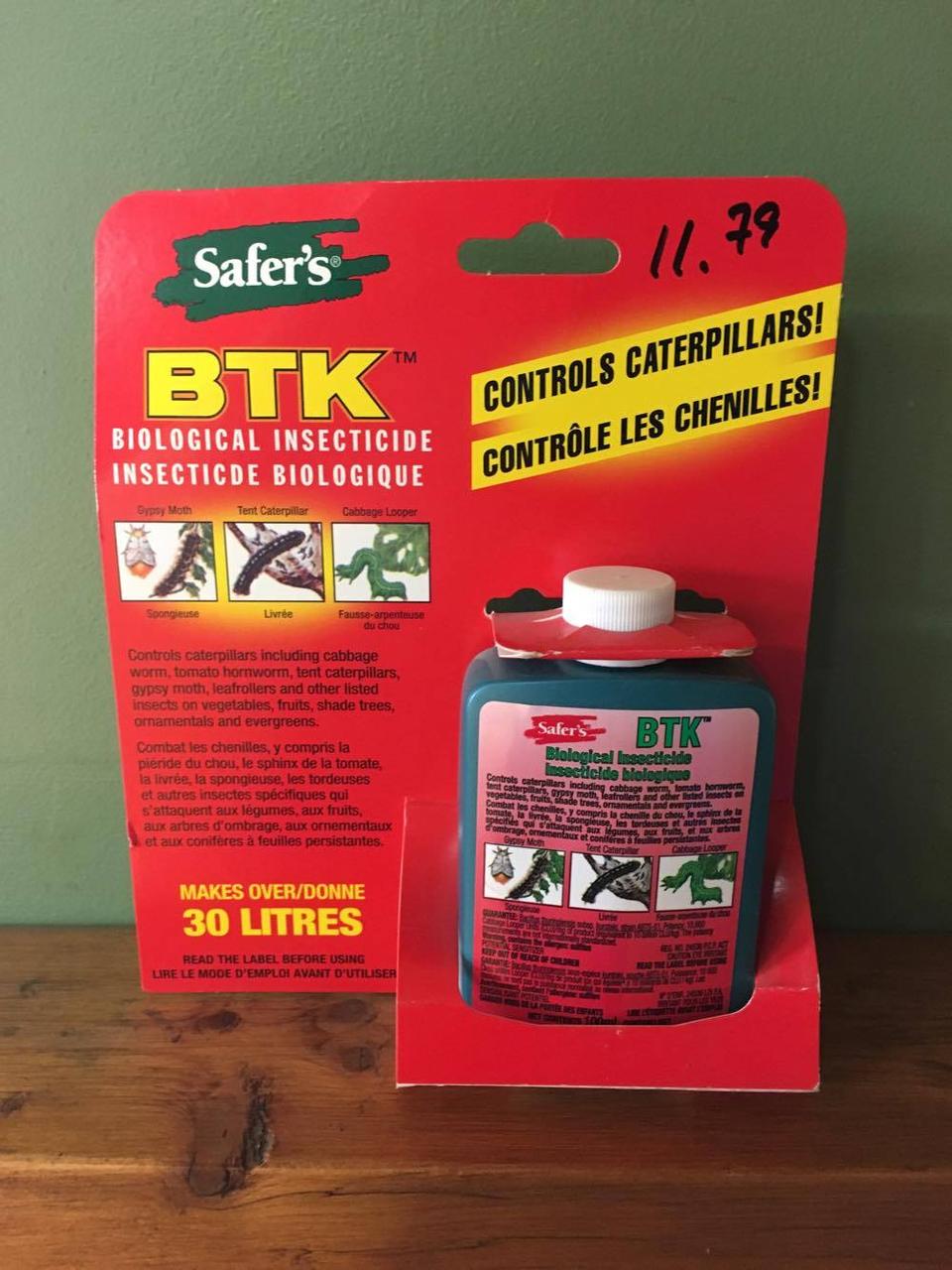 Insecticide biologique pour chenilles • Aménagement Paysager Mercier